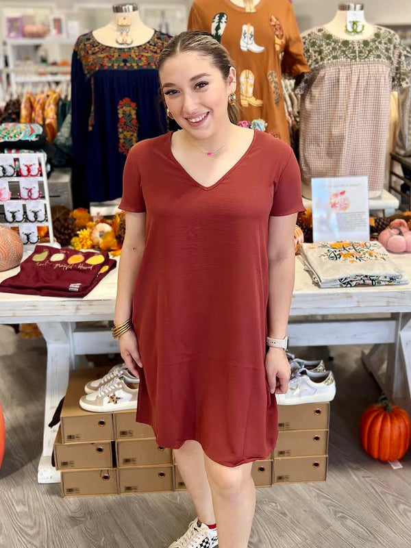 RUSTIC FALLS DRESS - Shop Southern Melon Boutique