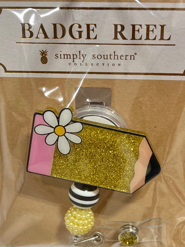 PENCIL BADGE REEL - Shop Southern Melon Boutique