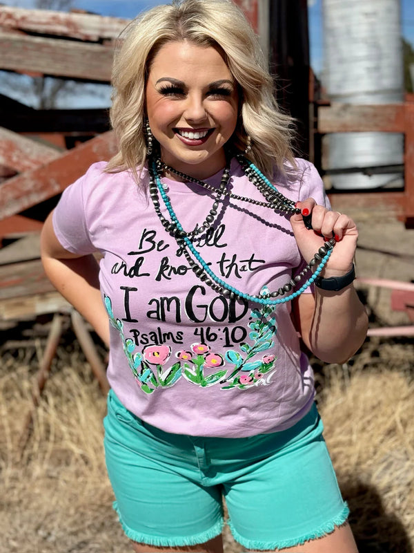 CALLIE'S BE STILL TEXAS TRUE TEE - Southern Melon Boutique