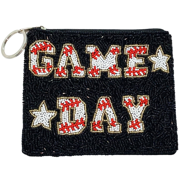 Game Day black coin pouch with stars- La Chic - Shop Southern Melon ...