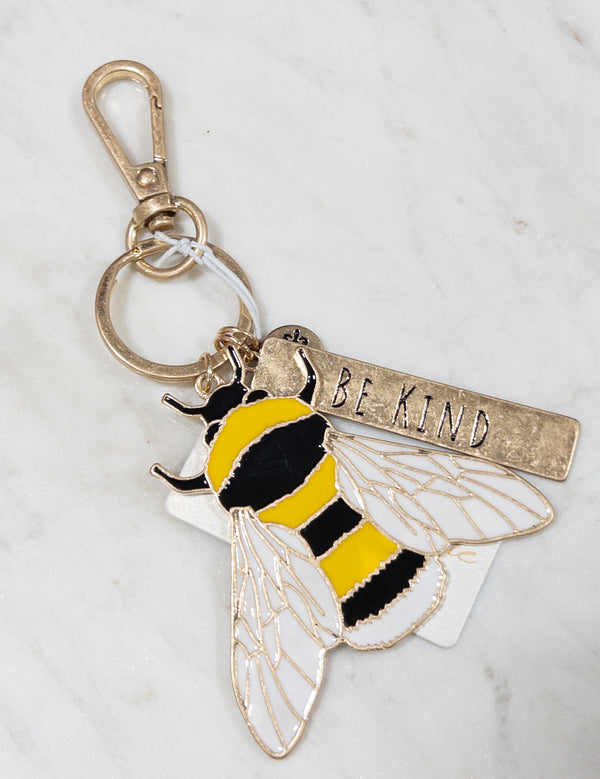 JANE MARIE BE KIND BEE KEYCHAIN - Shop Southern Melon Boutique