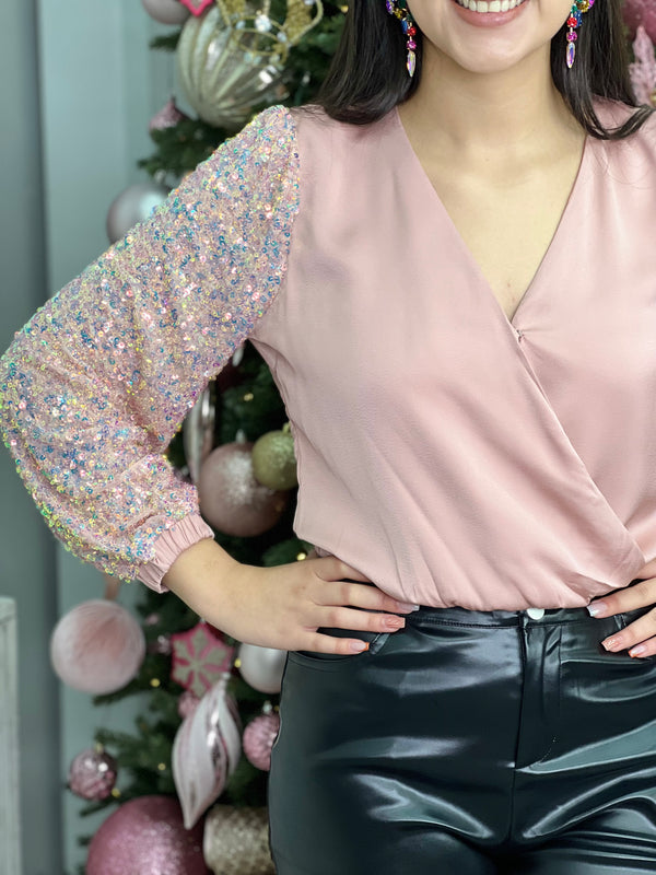BARBIE SEQUIN BODYSUIT - Shop Southern Melon Boutique