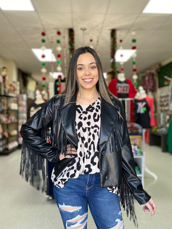 HARLEY FRINGE JACKET - Shop Southern Melon Boutique