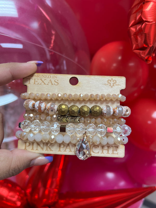 VENUS NUDE PANACHE BRACELET SET - Shop Southern Melon Boutique